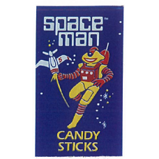Space Man Candy Sticks 48 Pcs 20g