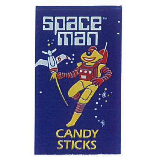 Space Man Candy Sticks 48 Pcs 20g